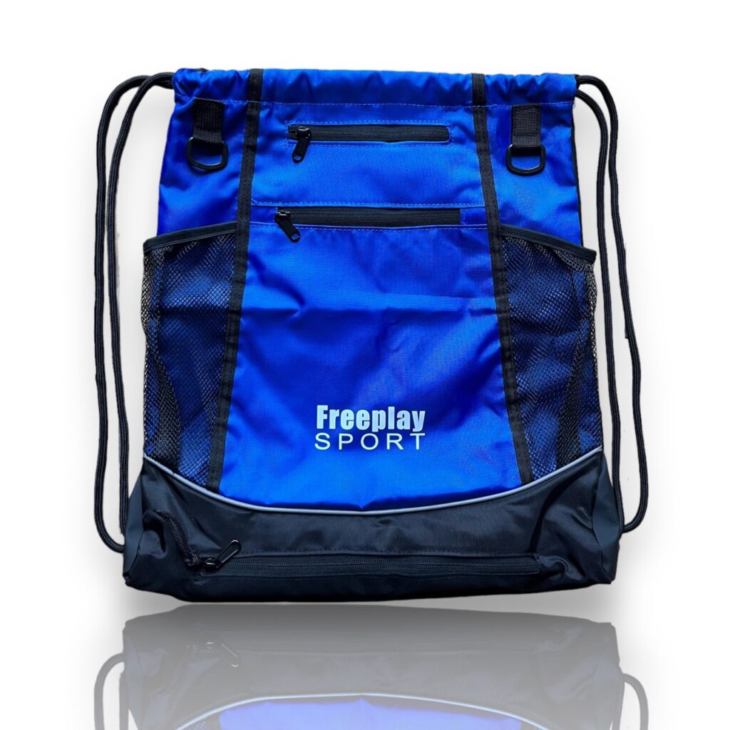 Smart Freeplay Baller Bag med boldnet - Blå - Streetplay.dk 135.-